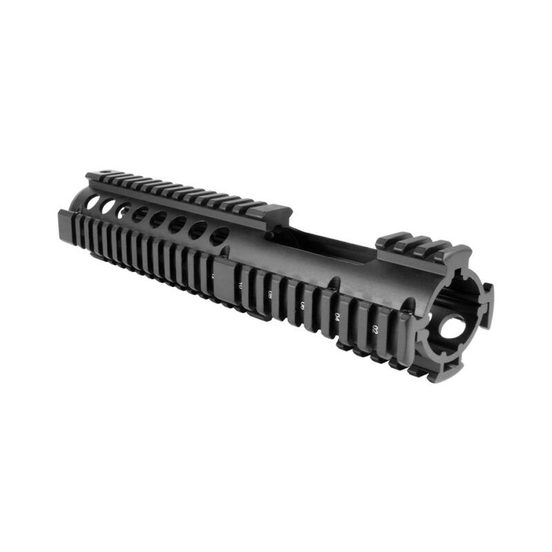 AIM Sports Inc AR Carbine Length 2-Piece Quad Rail w/ Extended Rail