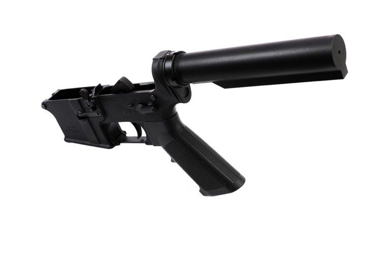 - Anderson No Logo Complete Lower Receiver - No Stock - AR15Discounts