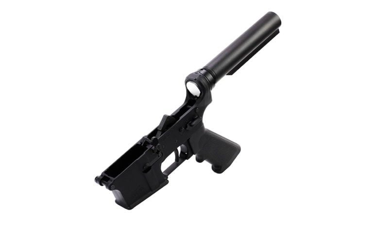 - Anderson No Logo Complete Lower Receiver - No Stock - AR15Discounts