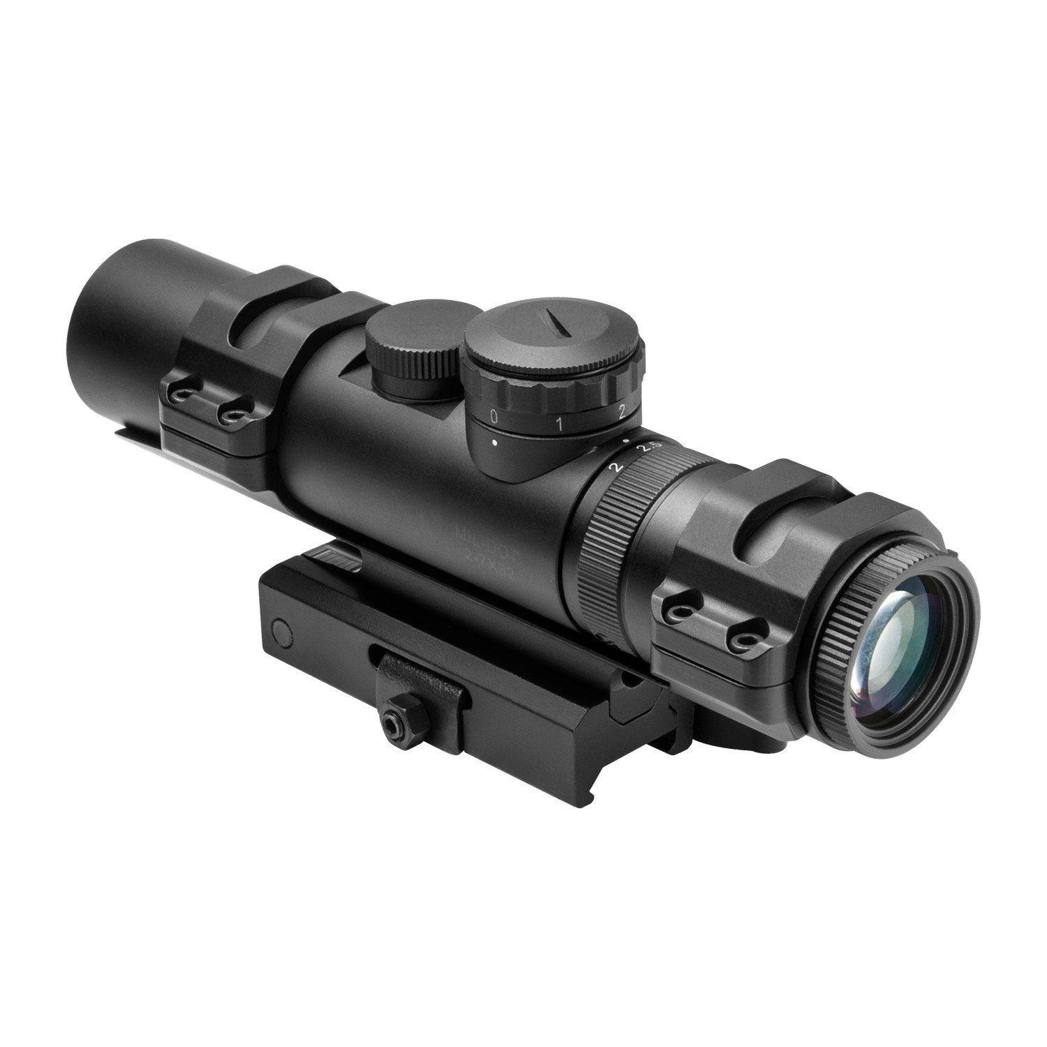 NcStar XRS Series 2-7x32 Scope w/ Modular Upper Scope Rings ...