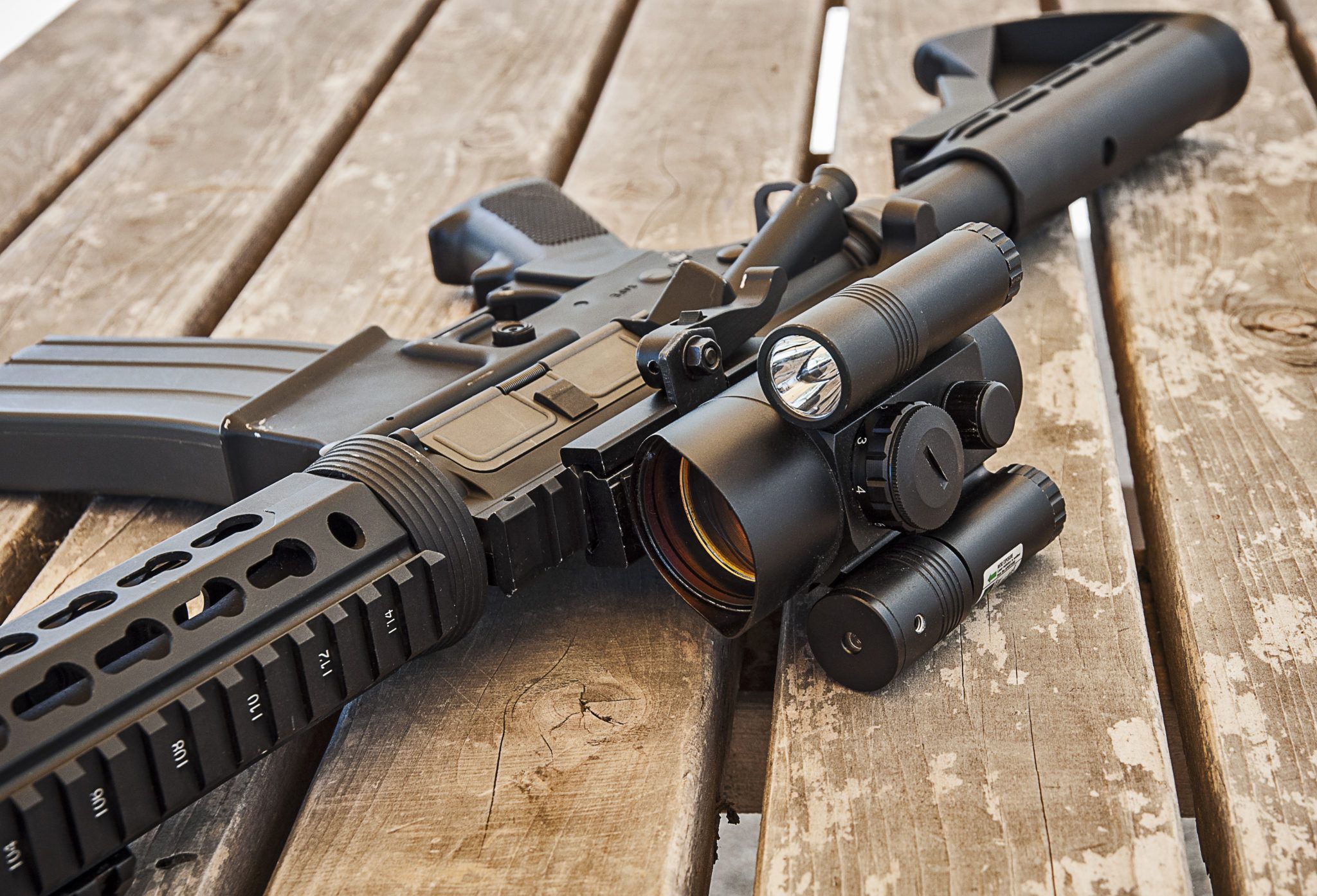 VDFLGQ142 - VISM Red Dot Sight / Green Laser Sight / LED Flashlight ...