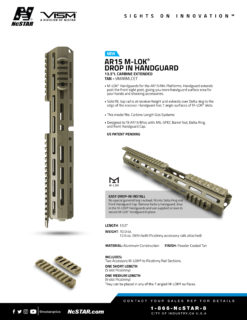 VISM AR-15 M-LOK Handguard - Carbine Extended - AR15Discounts