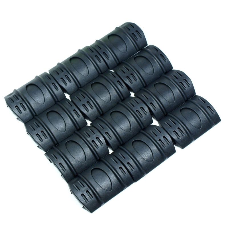 - 20mm NBS Rubber Rail Covers (12 Pack) - Black - AR15Discounts