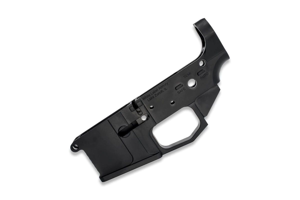 3050-0909-201 - White Label Armory AR-15 Stripped Billet Lower Receiver ...