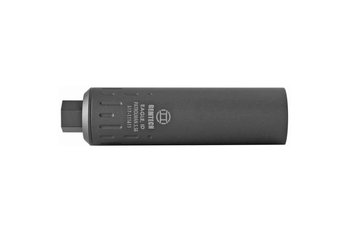 12109 - Gemtech Patrolman 5.56/.223 Direct Thread Suppressor - 1/2x28 ...