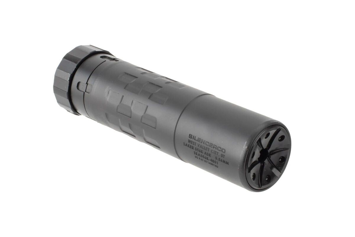SU2256 - SilencerCo Saker 5.56K ASR 5.56mm Suppressor w/ ASR Flash ...