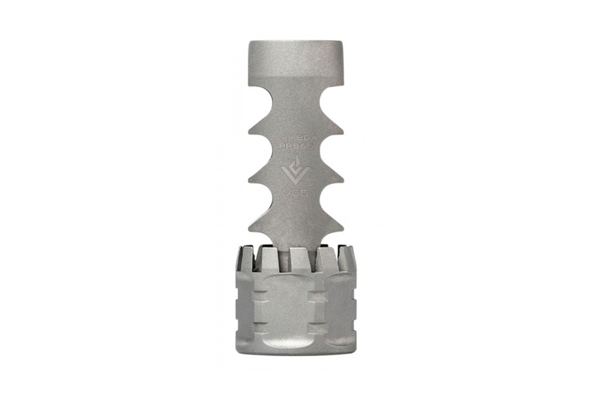 - VG6 Lambda PRS65 Muzzle Brake - Bead Blasted Stainless - AR15Discounts