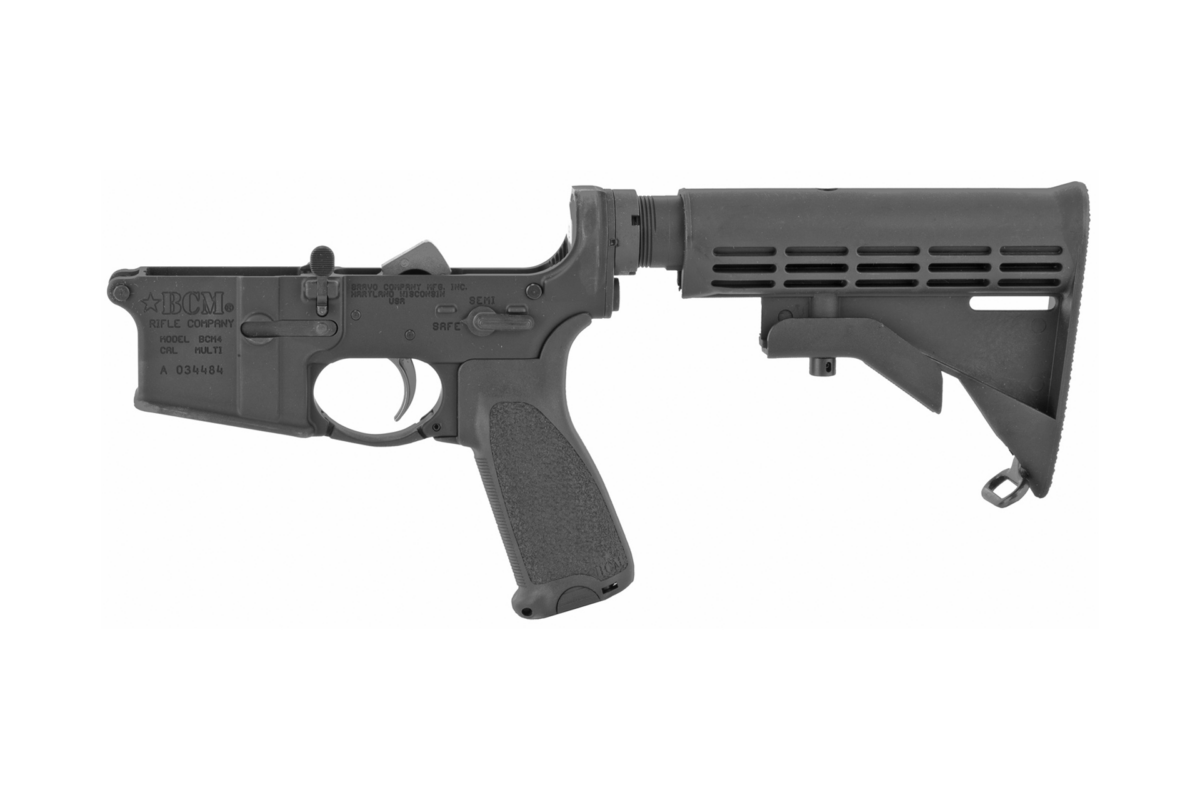 - Bravo Company Manufacturing Complete Lower Receiver Assembly - M4 ...