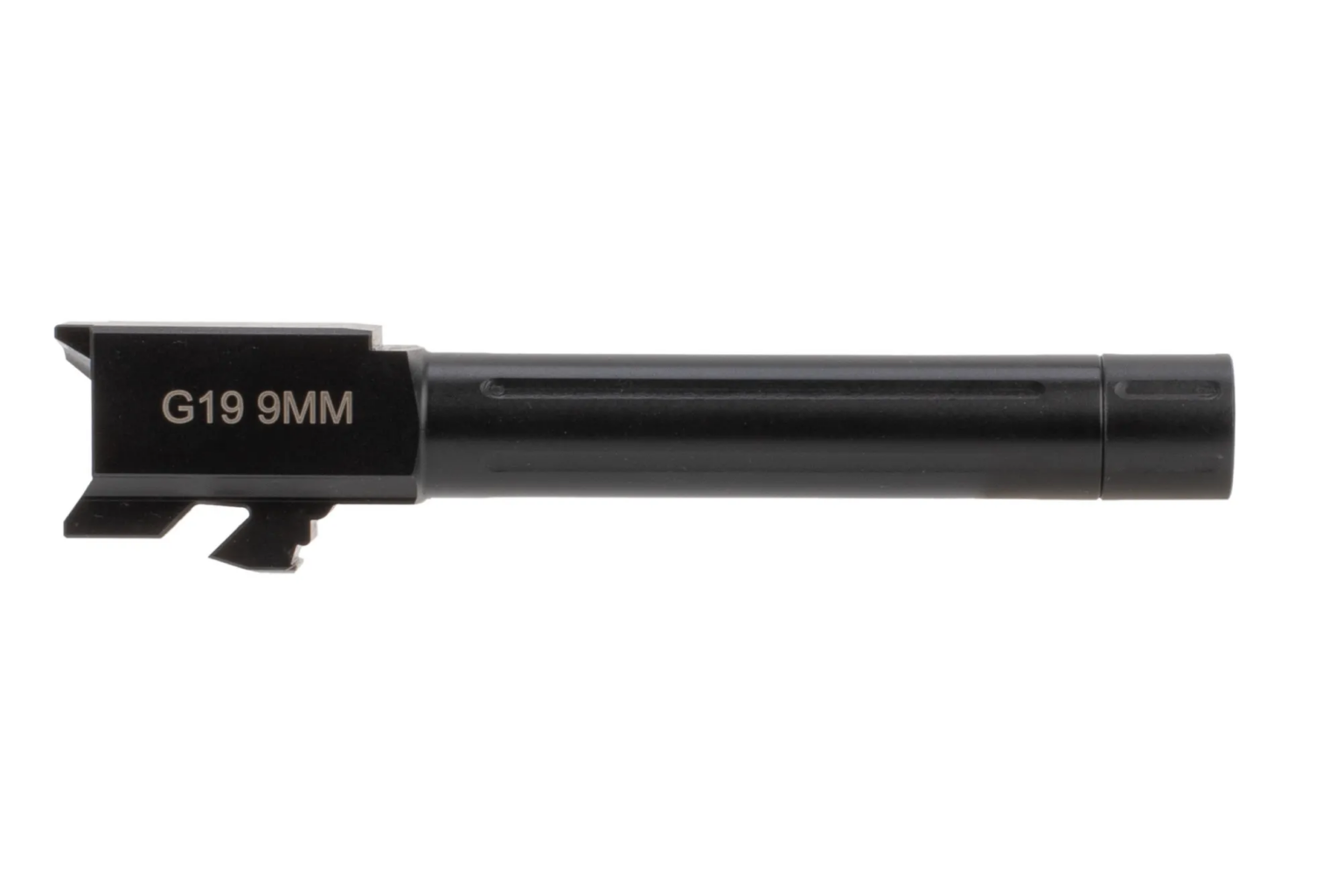 FMG19T - Foxtrot Mike 9mm Threaded Fluted Barrel - Fits GLOCK 19 1:10 ...