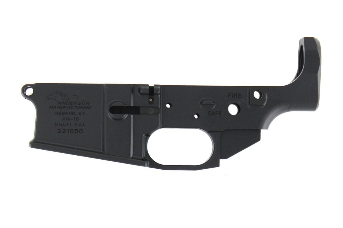 - Anderson Manufacturing AM-10 AR-10 Gen II Stripped Lower Receiver ...