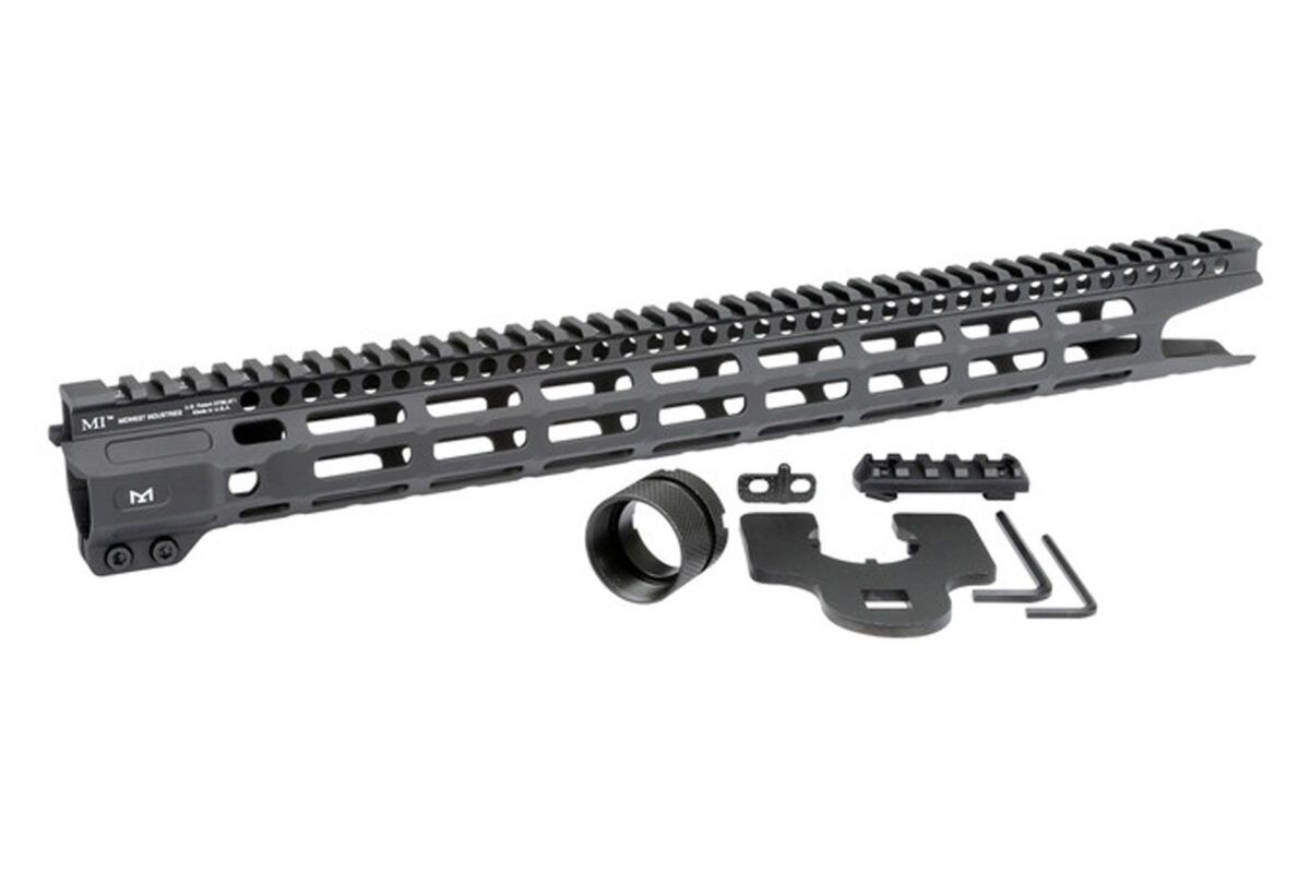 - Midwest Industries AR-15 M-LOK Free-Float Combat Rail Handguard ...