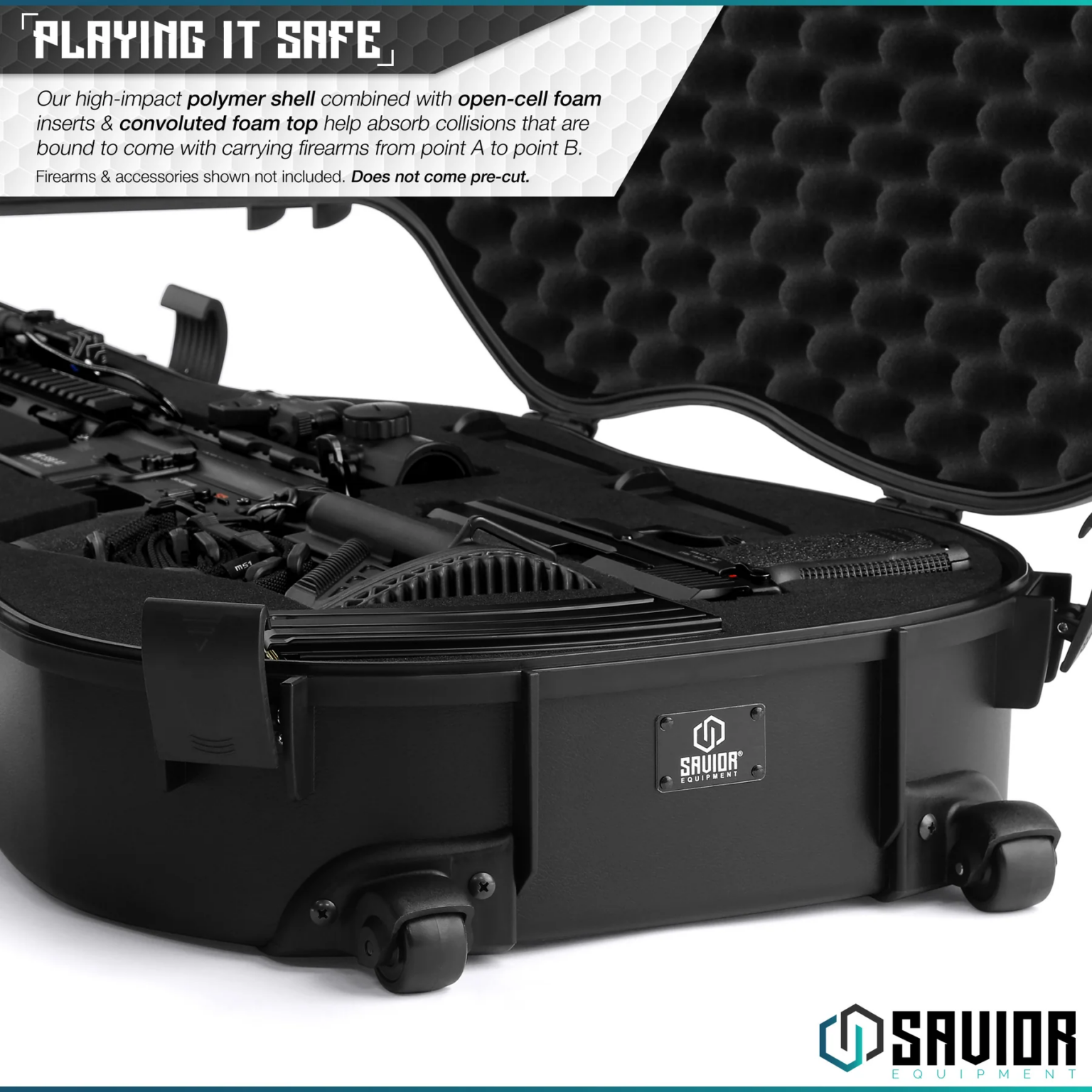 - Savior Equipment Discreet Ultimate Guitar Hard Case - Customize Foam ...