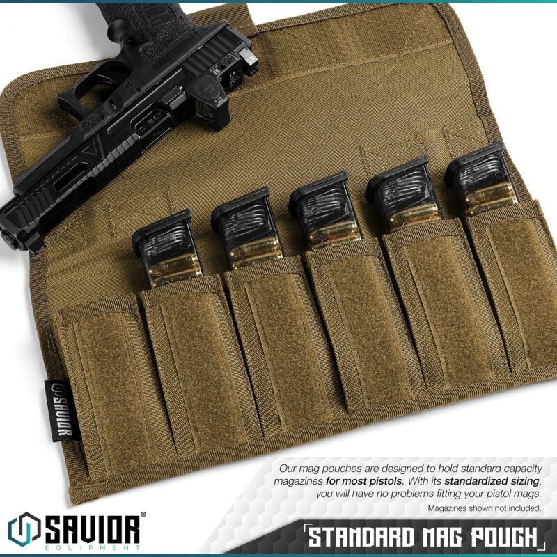 - Savior Equipment Pistol Caliber Magazine Holder, Hold 6x Double Stack ...