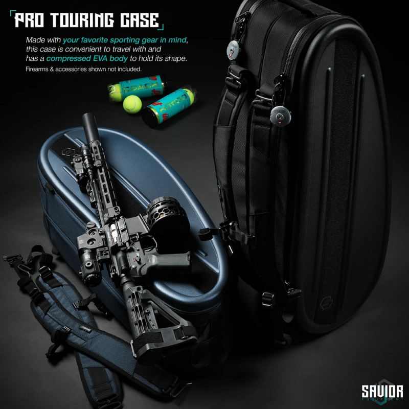 RB-TENNIS-VER2-BK - Savior Equipment Pro Touring 30" Icon Variant Bag w/Holders for Pistol ...