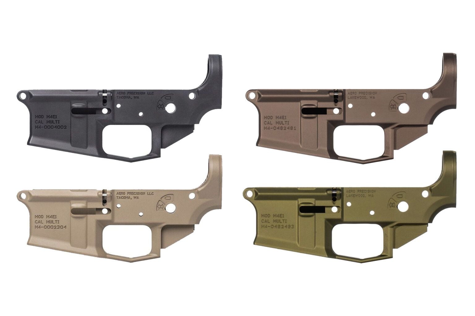 Aero Precision M4E1 Stripped Lower Receiver - Anodized Black