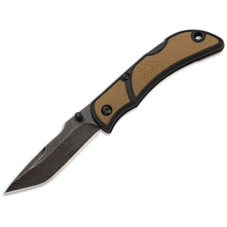 CHC-25C - Outdoor Edge 2.5 CHASM - Small, Plain Edge Brown - AR15Discounts