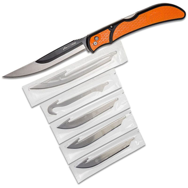 RBB-20C - Outdoor Edge RAZOR-BONE Orange, 6-Blade Combo Set - AR15Discounts