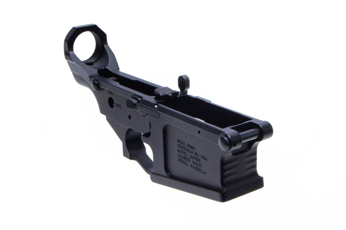 MEGA-MATEN-LOWER-BIL - MEGA Arms AR-10 MATEN Billet Ambi Lower Receiver ...