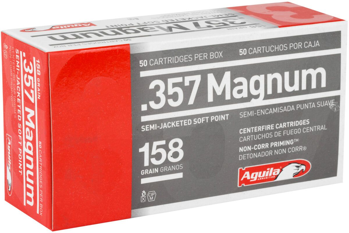 96086 - Aguila 1E572823 Pistol 357 Mag 158 gr Semi-Jacketed Soft Point ...