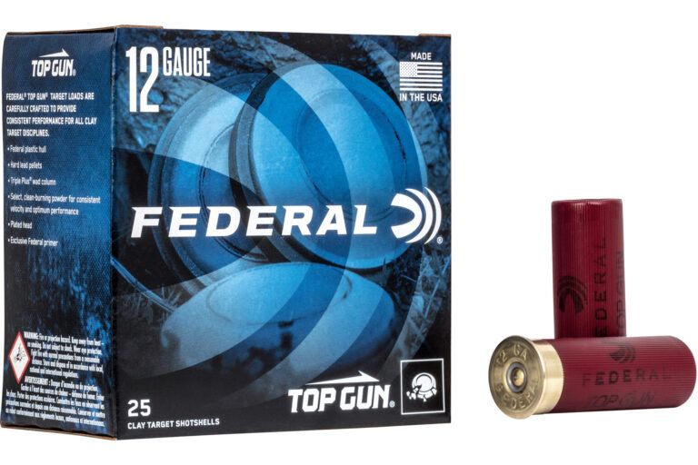 - Federal Top Gun 12 Gauge 2.75 7 1/2 Shot 1 1/8 Ounce Shotgun Shells ...
