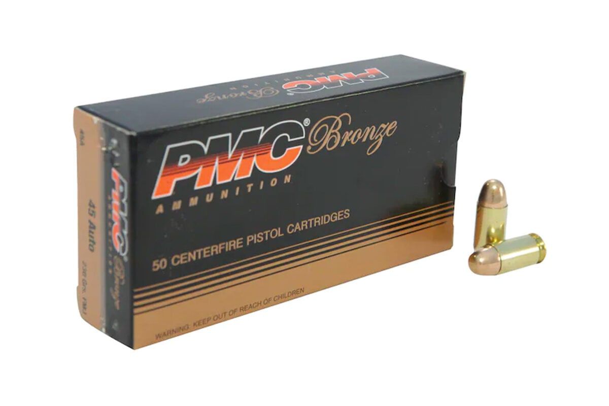 PMC45A - PMC 45A Bronze 45 ACP 230 gr 830 fps Full Metal Jacket (FMJ ...