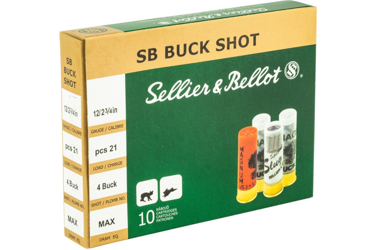 SB12BSH - Sellier & Bellot SB12BSH Shotgun 12 Gauge 2.75 21 Pellets 4 ...