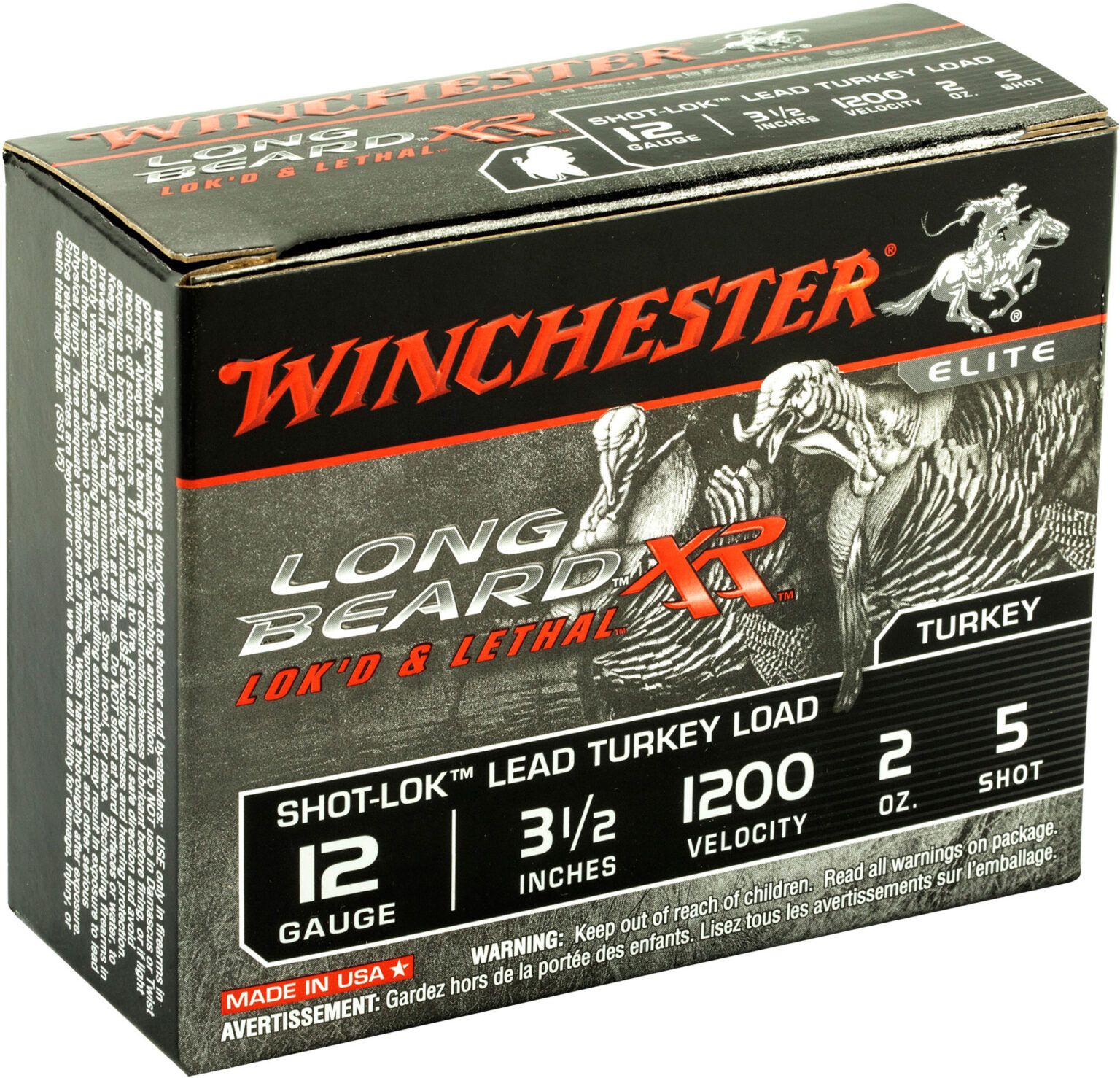 WNSTLB12L5 - Winchester Ammunition Long Beard XR 12 Gauge 3.5 Chamber ...