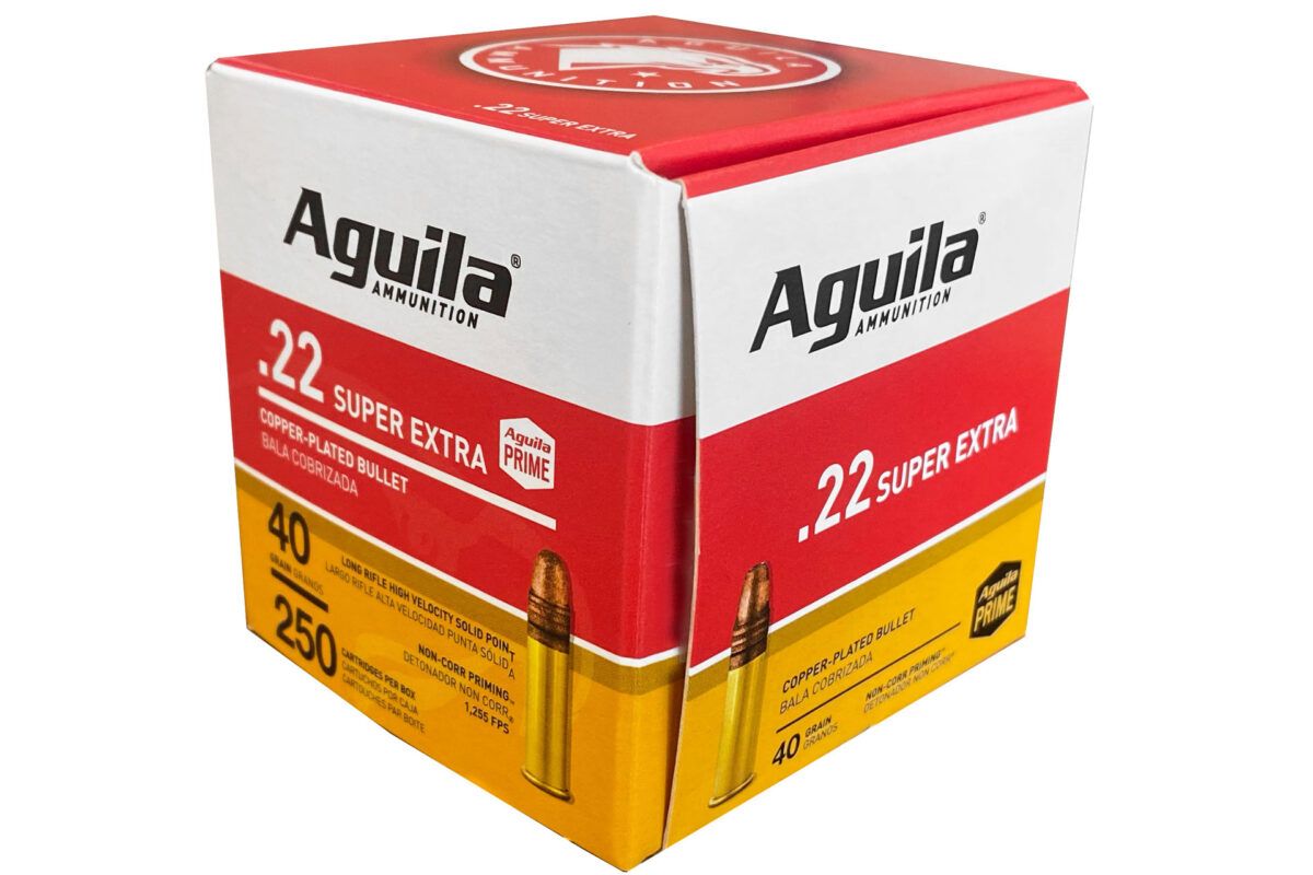 Aguila Ammunition Rimfire 22 LR 40Gr Solid Point Hi-Velocity Rimfire ...