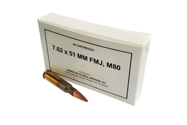 4.80602E+12 - Armscor 50319 Rifle Ammo 7.62x51mm NATO 147 gr Metal Case ...
