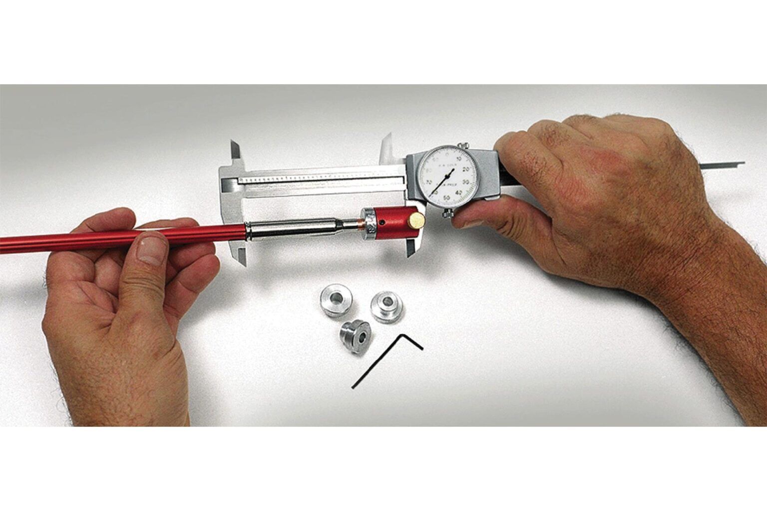 B234 - Hornady Lock-N-Load Comparator Body W/Set Of 7 Inserts ...