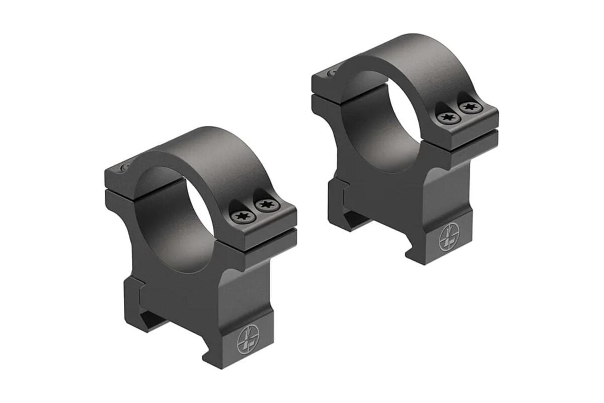 180945 - Leupold 180945 Open Range Cross-Slot Rings 1" High Matte ...