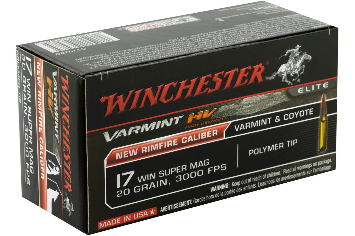 WNS17W20 - Winchester Ammunition Varmint HV 17WSM 20 Grain Polymer Tip ...