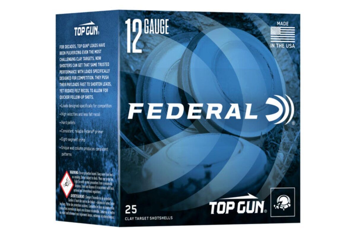 - Federal TGSF12875 Top Gun Sporting 12 Gauge 2.75 1 oz 7.5 Shot ...