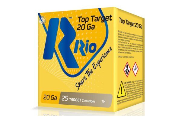 TT208-25 - RIO Ammunition Top Target 20 Gauge Ammunition 2-3/4 Shell #8 ...