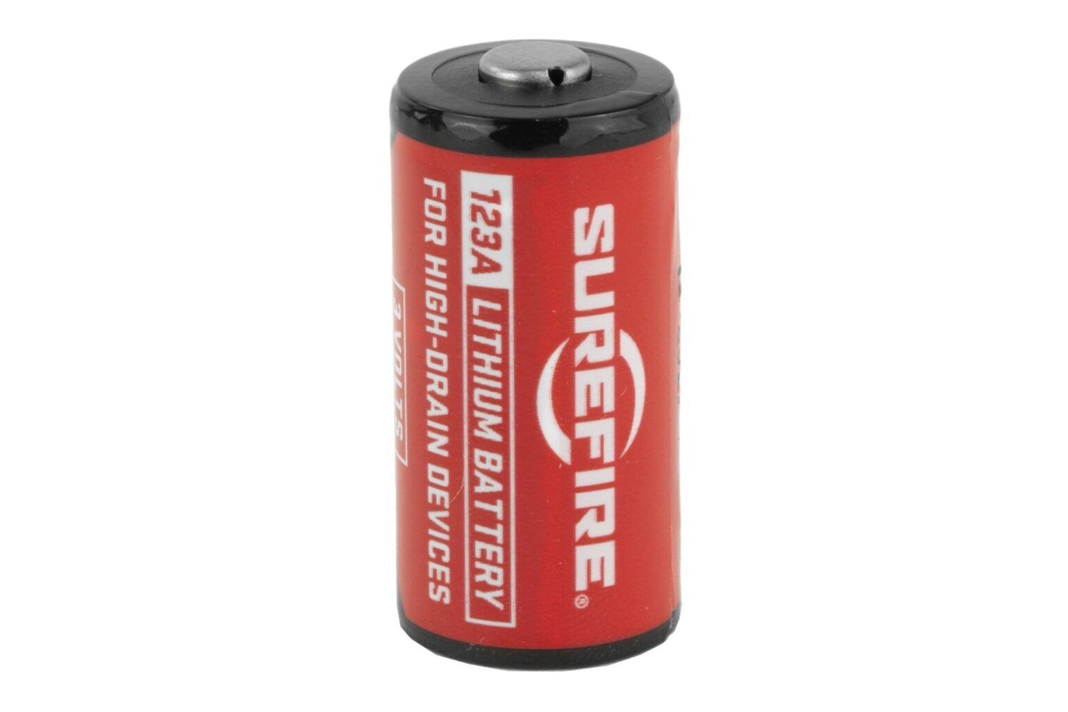 123A - Surefire Battery CR123A Lithium 12 Pack - Red - AR15Discounts