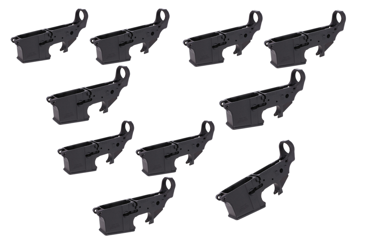 - Anderson Stripped Lower Receiver – No Logo (10 Pack) - AR15Discounts
