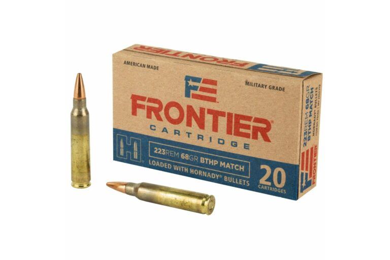 FR160 - Hornady FRONTIER 223 REM 68 GR BTHP Match Rifle Ammo - 20 ...