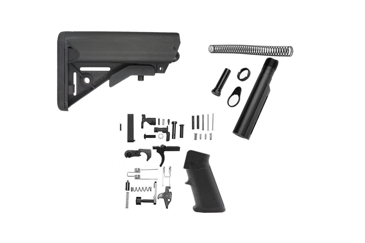- NBS AR-15 Mil-Spec Carbine SOPMOD Lower Build Kit - AR15Discounts