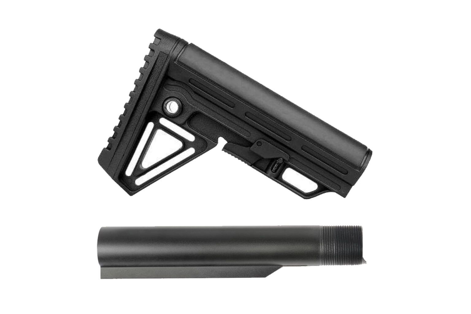 - Trinity Force Alpha Stock - Black W/ Buffer Tube - AR15Discounts