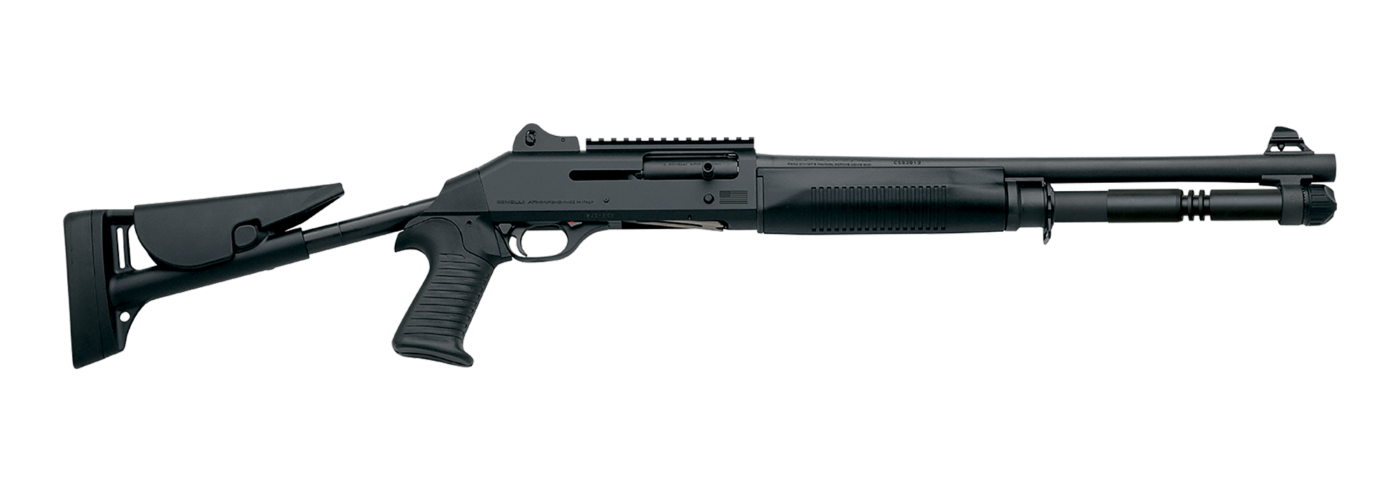 - Benelli M1014 Fixed Pistol Grip Stock 12GA 18.5" 6rd Shotgun, Black ...