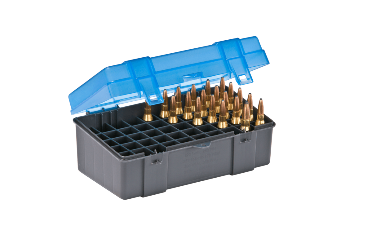 - Plano 122950 Rifle Ammo Case - .308 Winchester, Dark Gray/Transparent ...