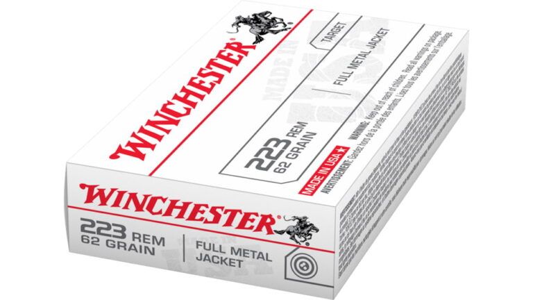 Winchester Ammo W223FMJ62 USA Target 223 Rem 62 gr Full Metal Jacket ...
