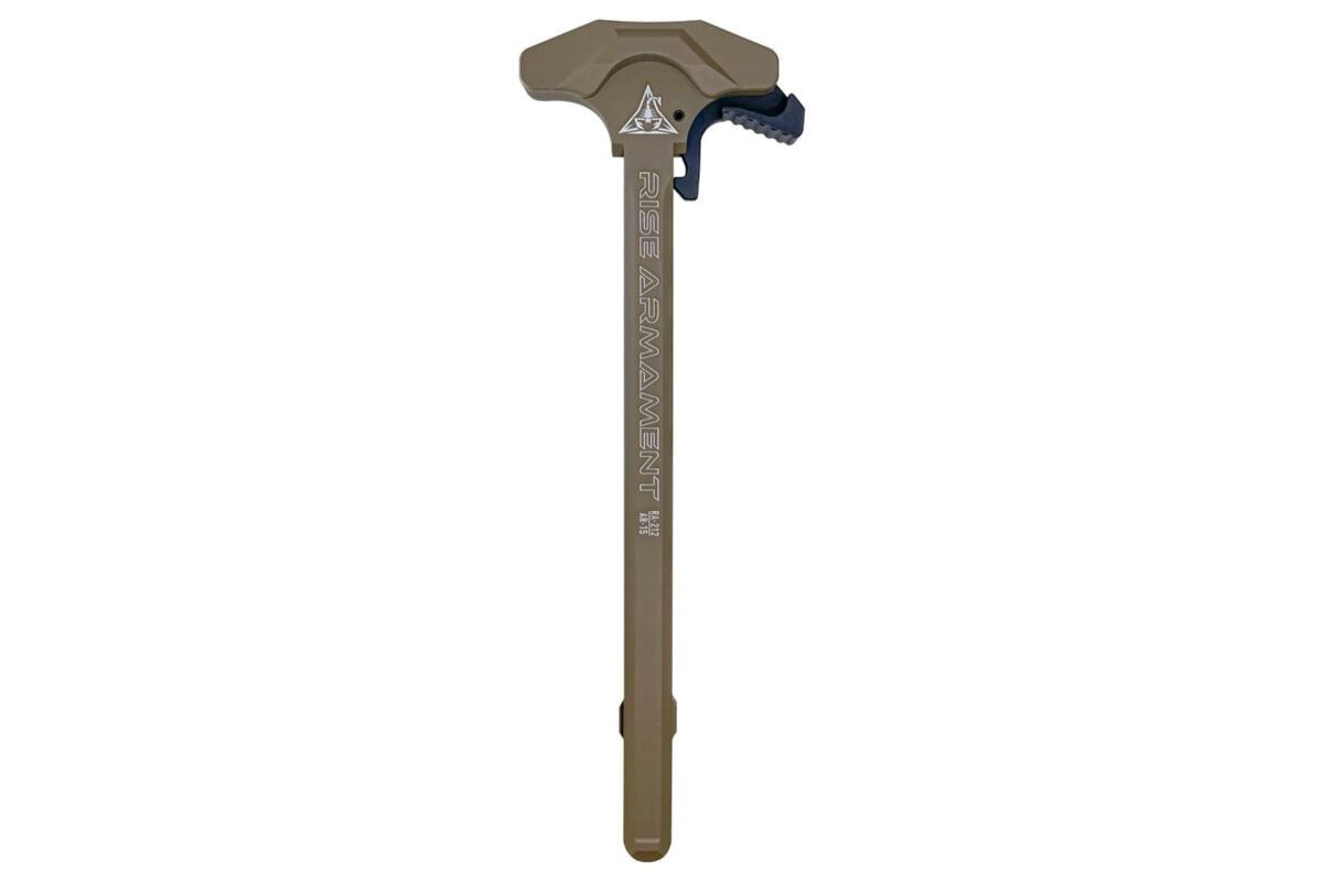 - Rise Armament RA-212 Extended-Latch Charging Handle - FDE - AR15Discounts