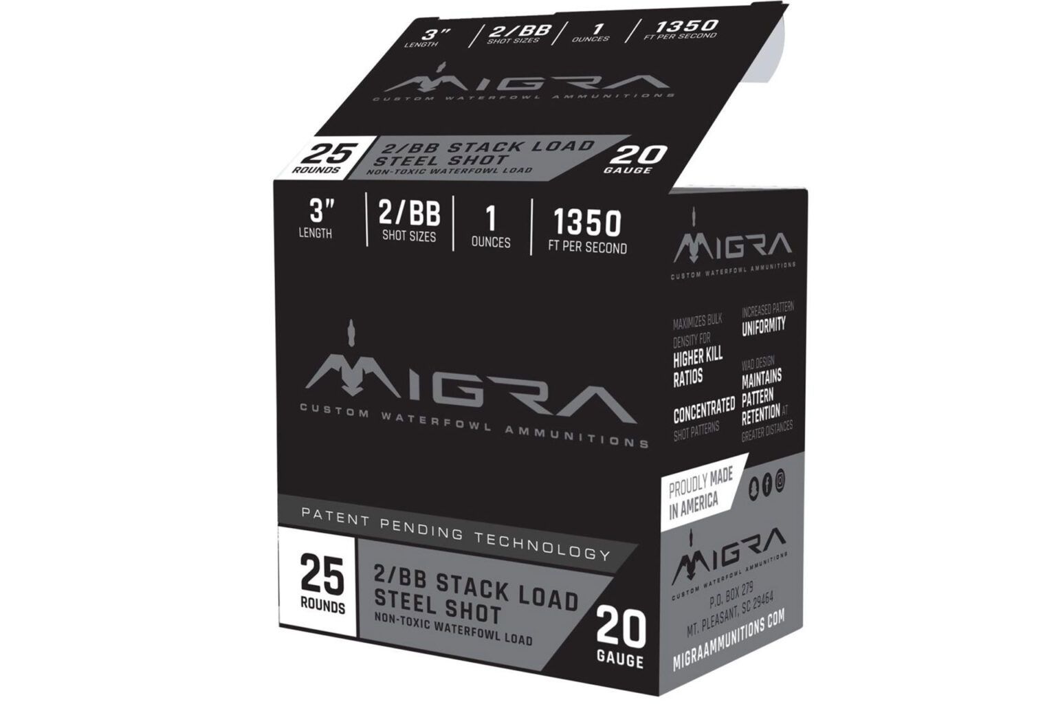 M-20SB4-6 - Migra Timber Plus 20 Gauge 1 oz 3" Steel/Bismuth - Staxd ...