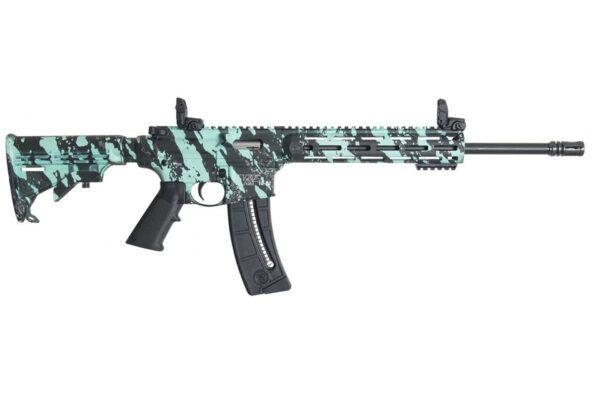 - Smith & Wesson M&P15-22 Sport Robin Egg Blue 22 Long Rifle Semi Auto ...