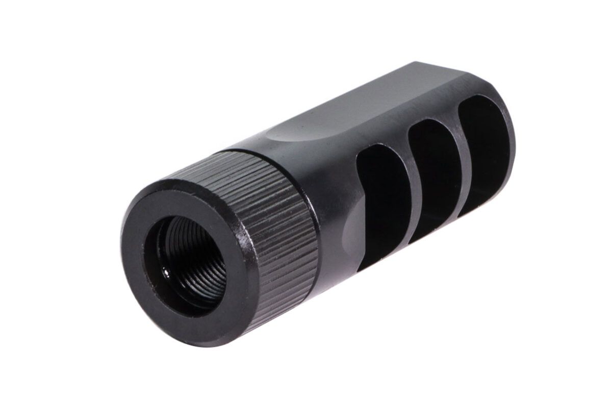 FFMD5563PMBSQPQ - Faxon 5.56 MuzzLok 3-Port Muzzle Brake, Steel, QPQ ...