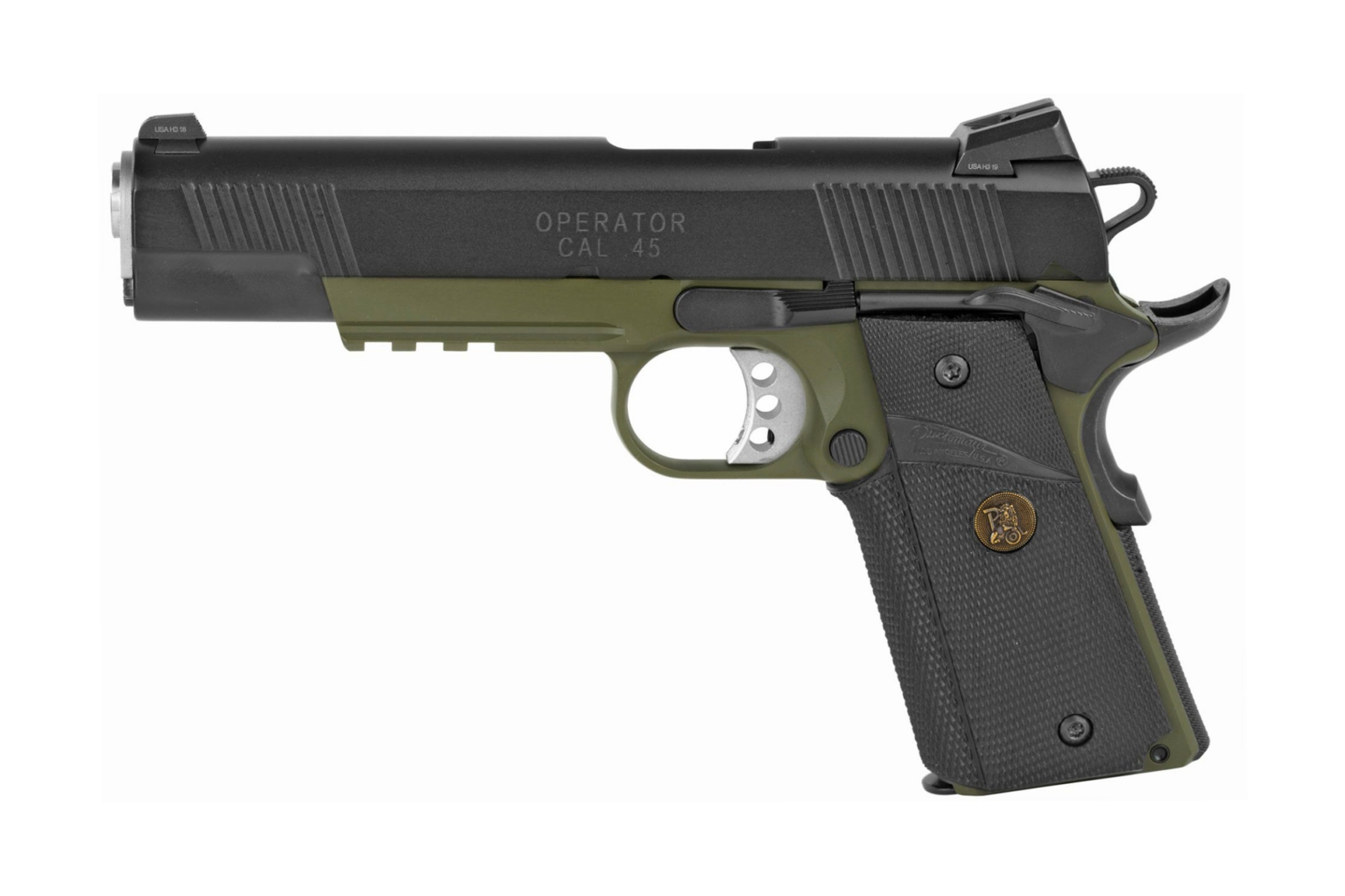 - Springfield Loaded Marine Corps Operator OD Green .45 ACP 5" 7rd ...