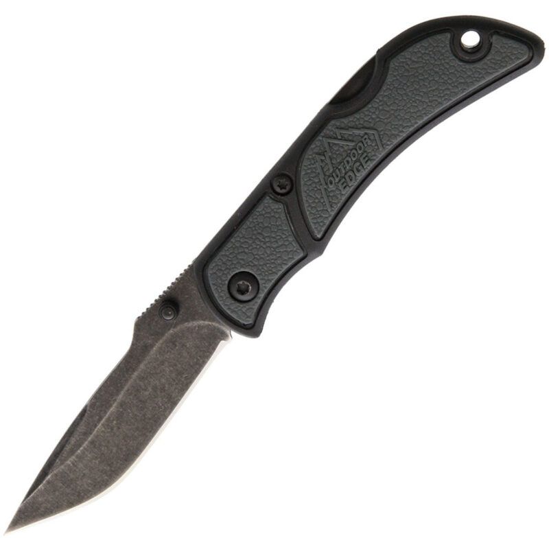 - Outdoor Edge 2.5 CHASM - Small, Plain Edge Gray - AR15Discounts