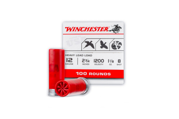 U128 - Winchester XU128 Super-X Game Load Ammunition 12 Gauge 2-3/4" 1 oz #8 Shot Shotgun Ammo ...