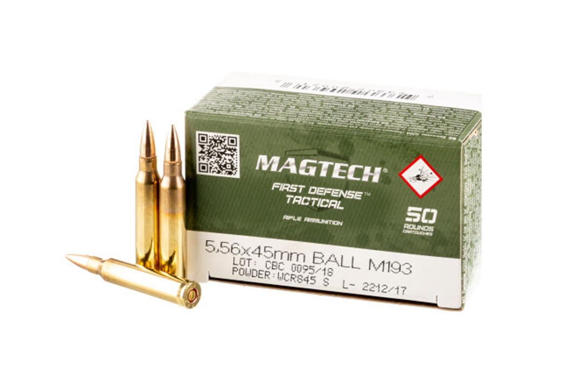 556A - Magtech 5.56x45 55 Grain FMJ M193 Ammo Rifle Ammo - 1000 Rounds ...